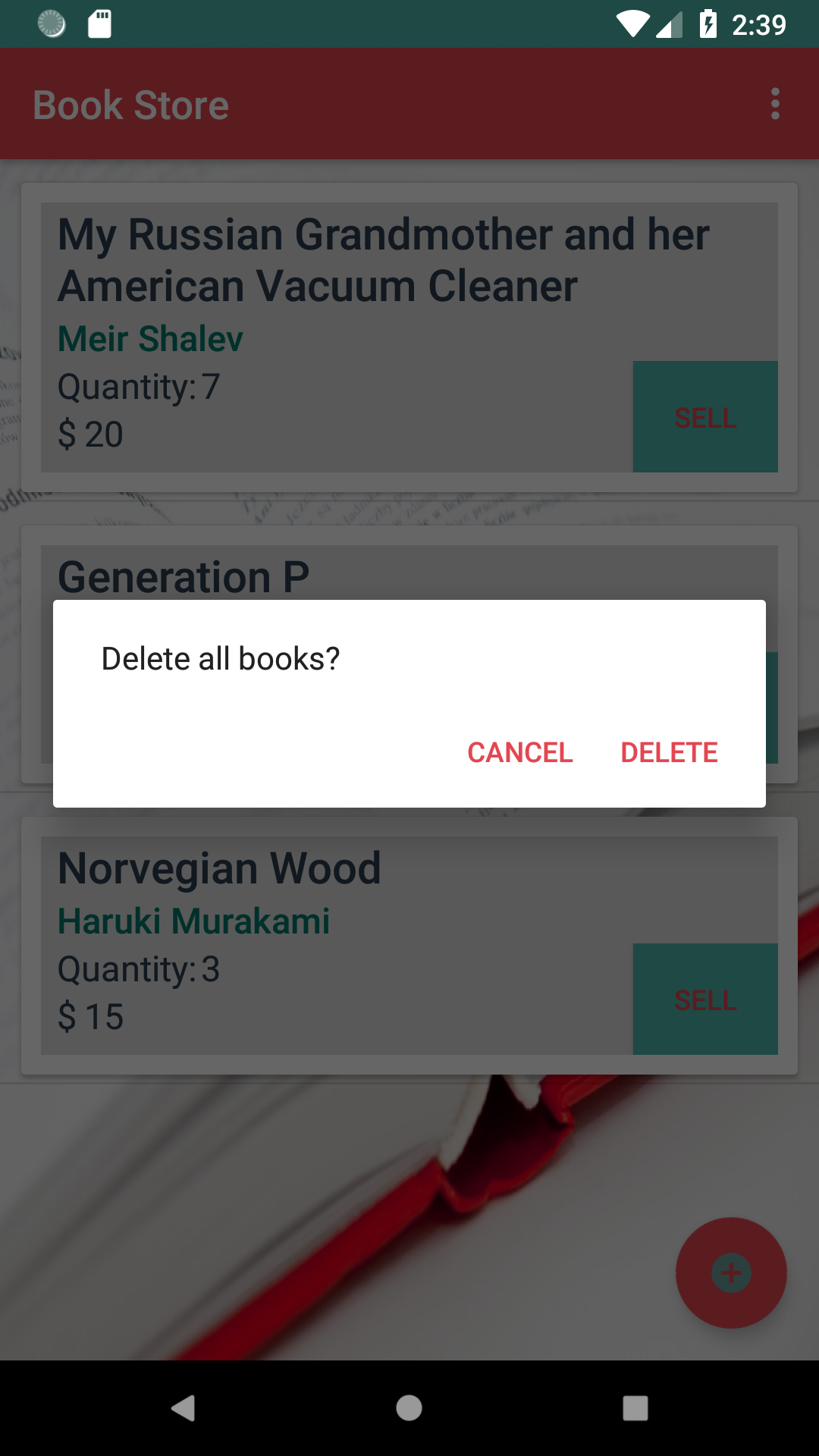 GitHub - talikanevski/BookStore: BookStore App designed for Android Basics by Google Nanodegree ...