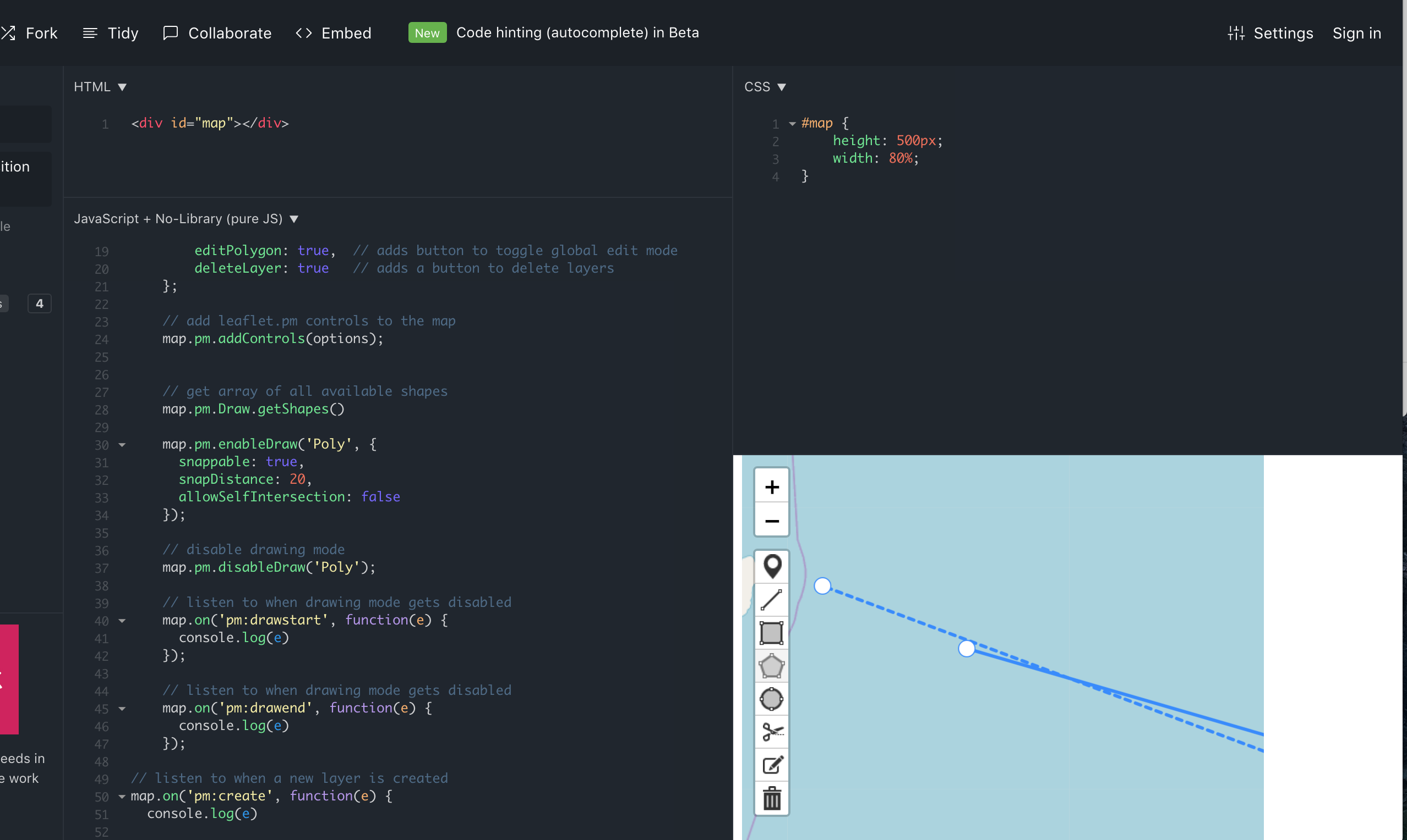 Allowselfintersection On Polygons · Issue 358 · Geoman Ioleaflet Geoman · Github