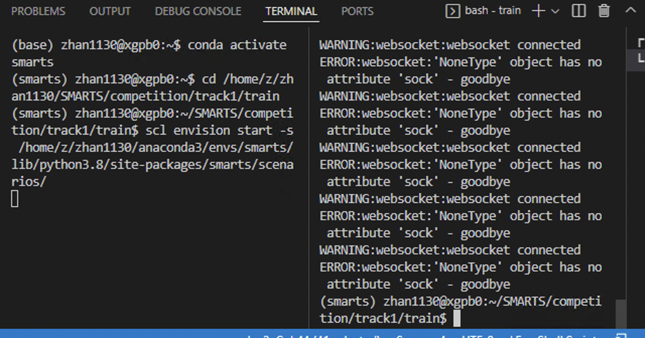 Running instance on remote server without docker and sudo · Issue #1635 · huawei-noah/SMARTS ...