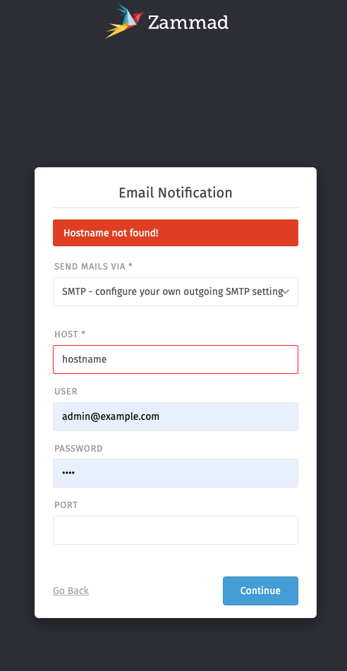 Zammad setup guide supports any email channel · Issue #4073 · zammad/zammad · GitHub