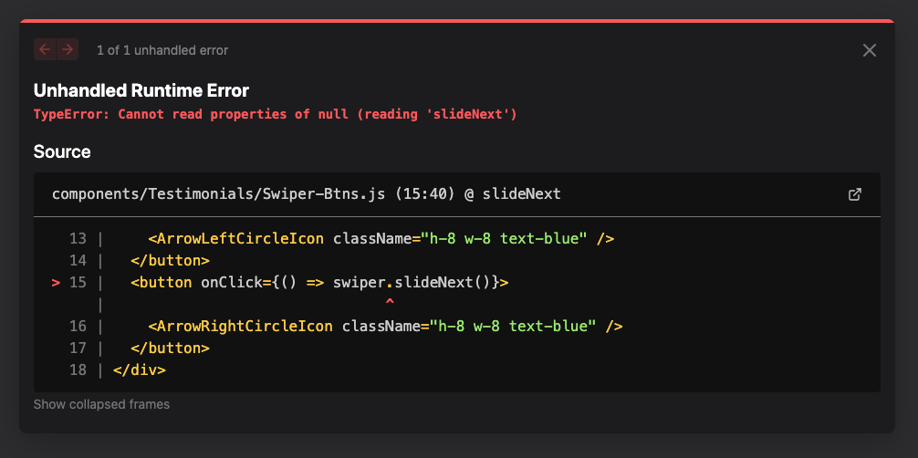 `useSwiper()` instance is returning null · Issue #5574 · nolimits4web/swiper · GitHub