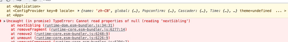 关于vue组件作为node节点，使用graph.removeNode报错nextSibling为null · Issue #3924 · antvis/X6 · GitHub