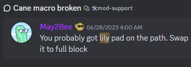 Lily Pads cause anti-stuck to trigger on cane farms · Issue #52 · JellyLabScripts/FarmHelper ...