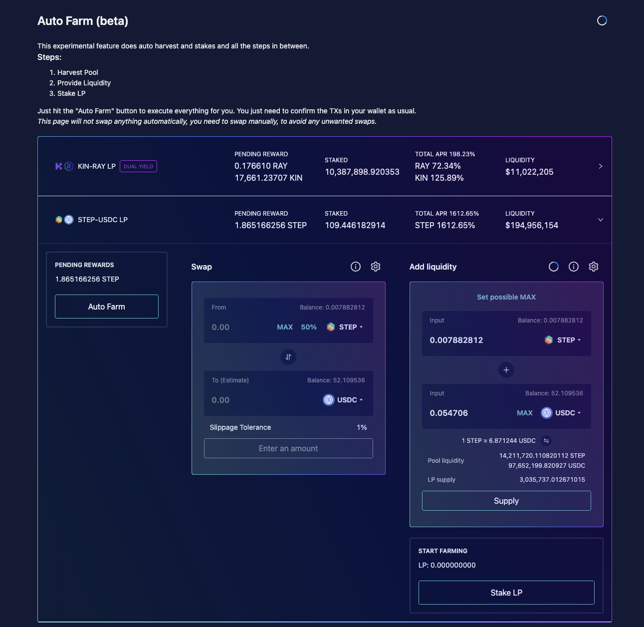 Feat: Auto Farm by phips28 · Pull Request #16 · raydium-io/raydium-ui ...