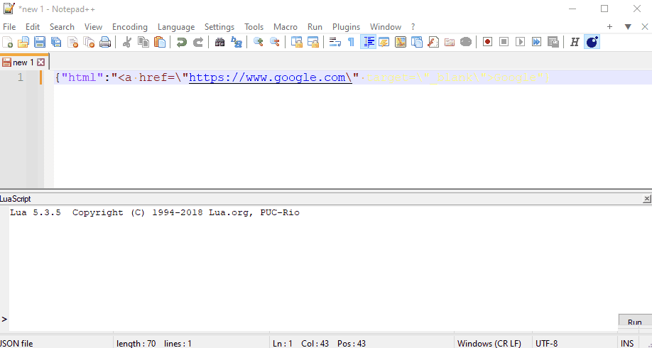 Html Link In Json · Issue 13522 · Notepad Plus Plusnotepad Plus Plus · Github