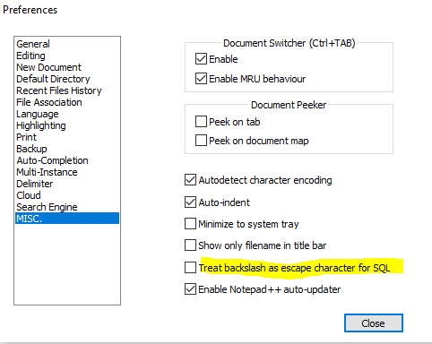 syntax highlighting: sql : literal string · Issue #4743 · notepad-plus-plus/notepad-plus-plus ...