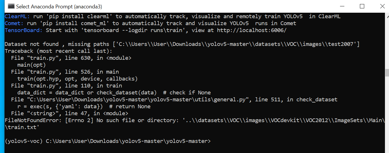 Training the datasets with VOC datasets · Issue #9359 · ultralytics/yolov5 · GitHub