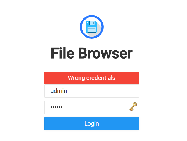 Unable To Login With Default Credentials Using Docker · Issue 795 · Filebrowser Filebrowser