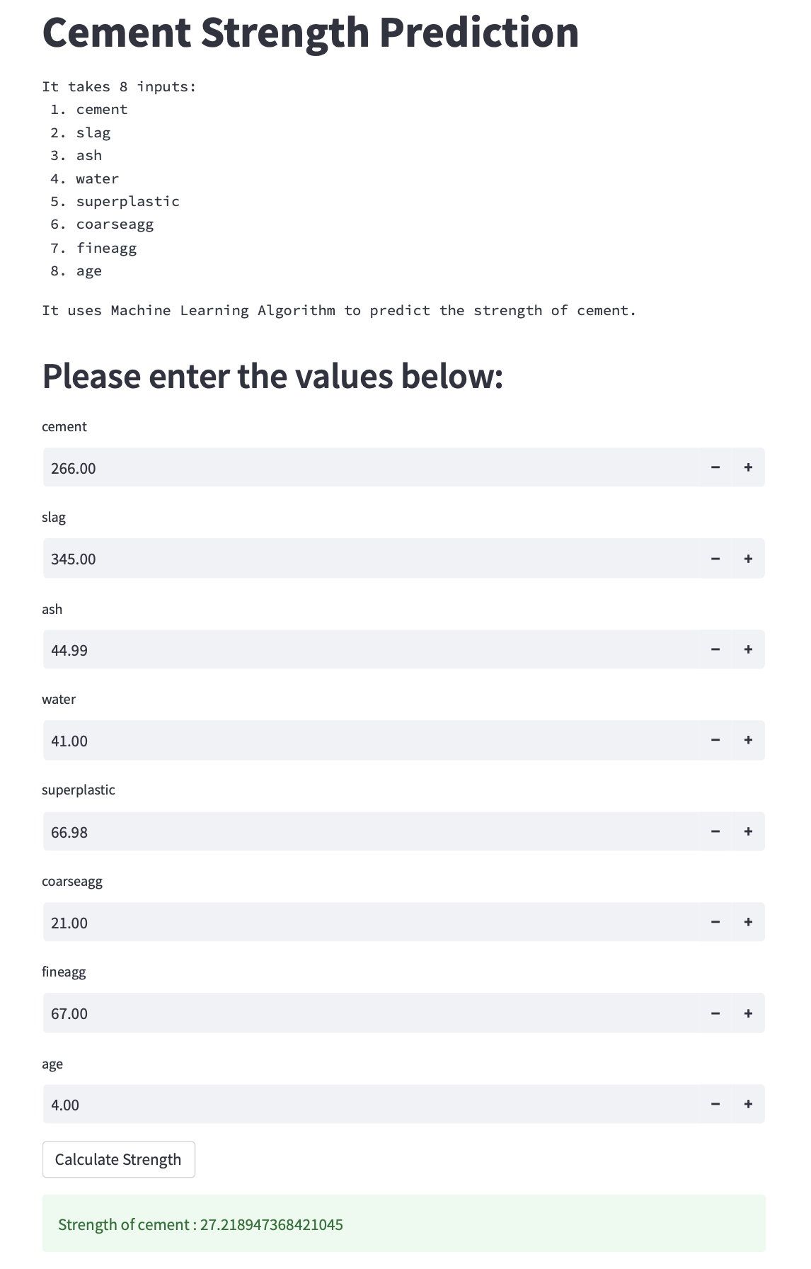 GitHub - 51shubhamchand/ML-Cement-Strength-Prediction