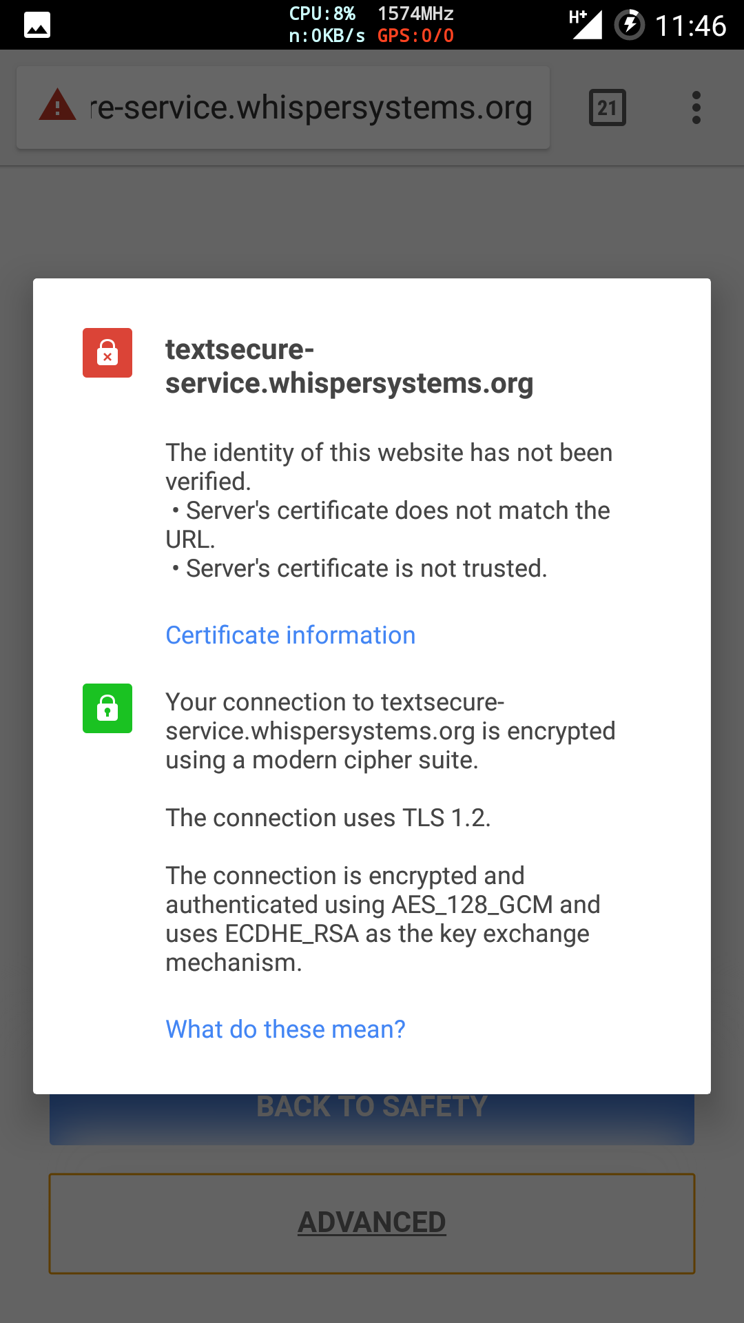 Can't send/recieve messages on WiFi · Issue #6188 · signalapp/Signal ...