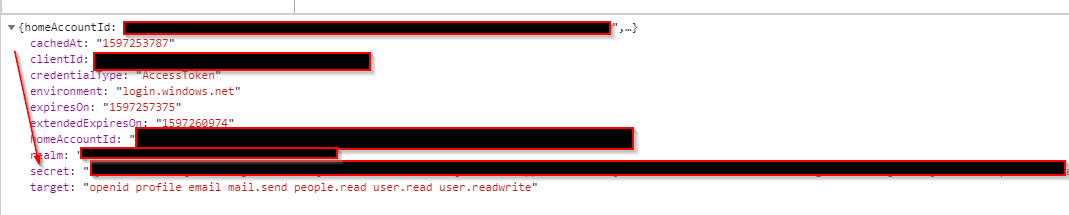 secret is contained in localStorage MSAL-browser · Issue #2135 ...