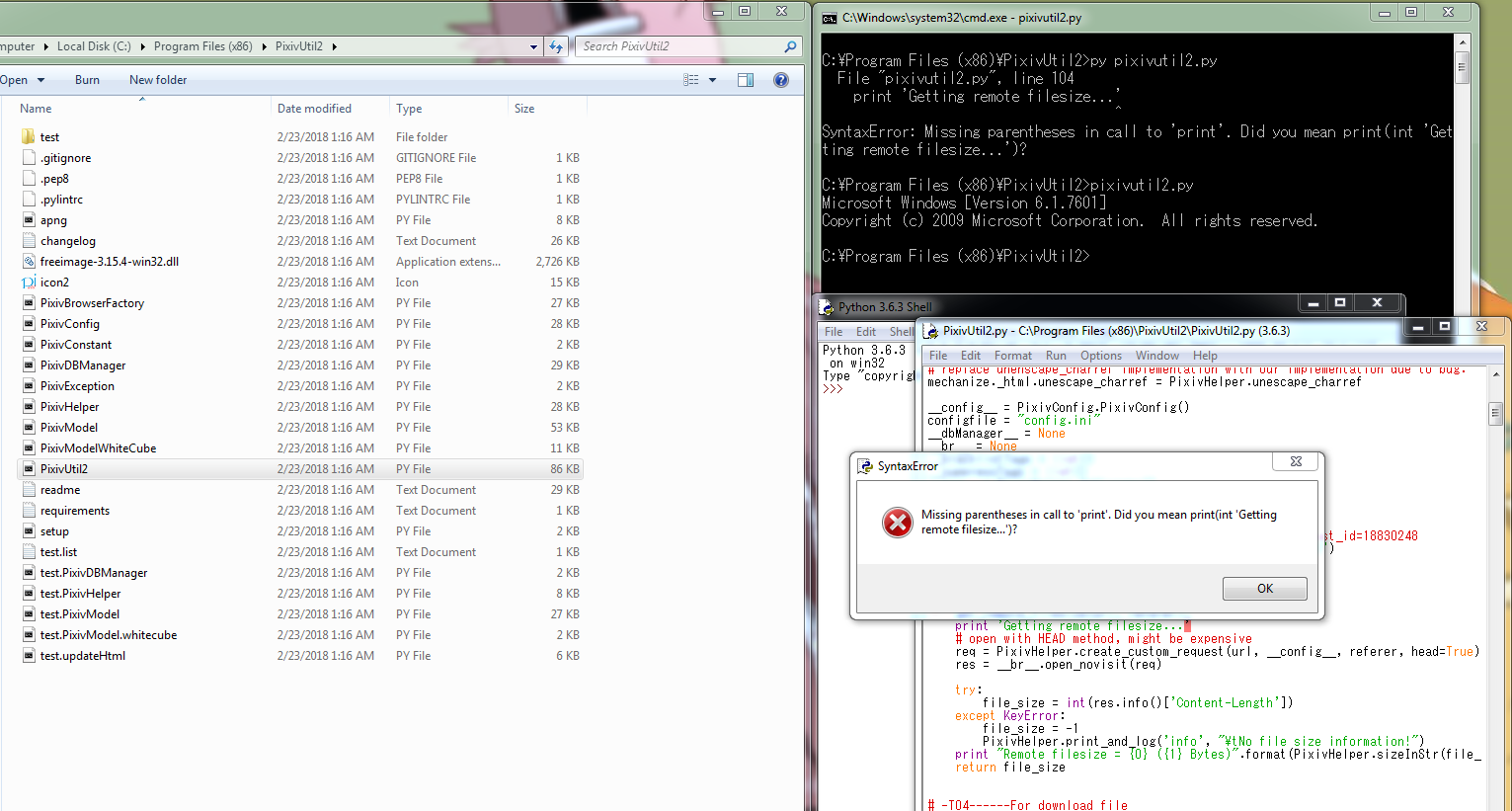 New Version Not Starting · Issue #336 · Nandaka/PixivUtil2 · GitHub