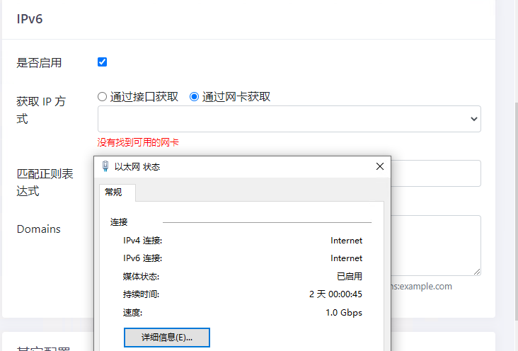 win10 无法通过网卡获取ipv6 · Issue #298 · jeessy2/ddns-go · GitHub