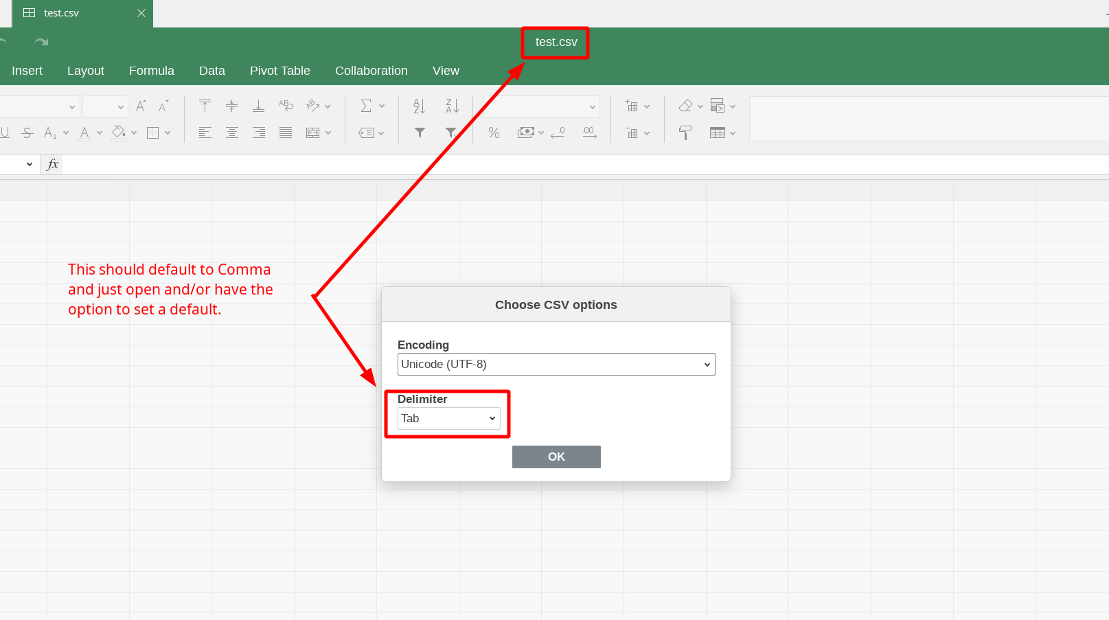 [Feature] Request for CSV File · Issue #674 · ONLYOFFICE/DesktopEditors ...
