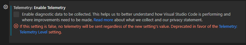 Connects to telemetry domain when installed via SSH Remote (vscode ...
