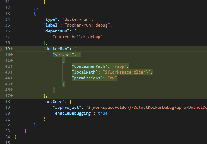 Debugging into .NET container fails when OutputPath is set to absolute path · Issue #3597 ...