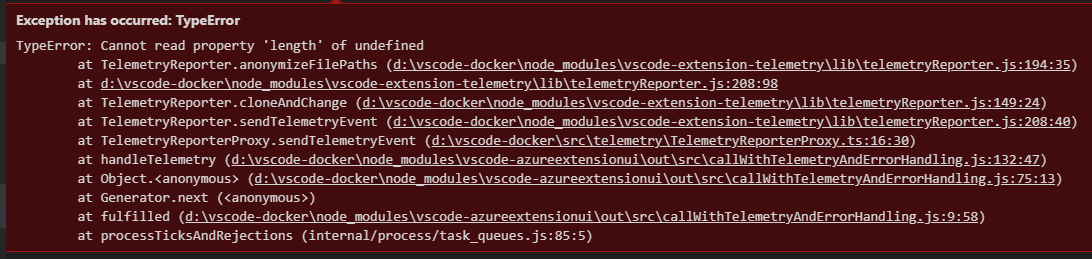 Regression: "cannot read property 'length' of undefined" · Issue #44 · microsoft/vscode ...