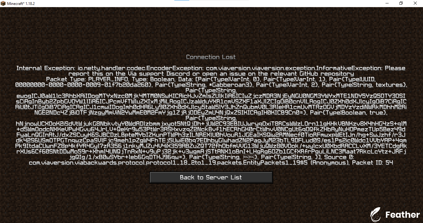 ERROR IN Protocol1_9_1_2To1_9_3_4 IN REMAP OF BLOCK_ENTITY_DATA (0x09) · Issue #3098 ...