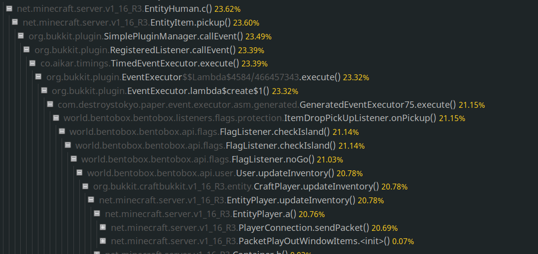 Poor performance · Issue #1580 · BentoBoxWorld/BentoBox · GitHub
