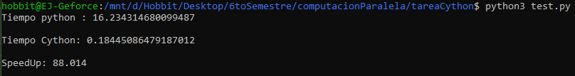 GitHub - Hobbit3415/tareaCython: Crear una gráfica comparativa de Rendimiento entre Cython y Python