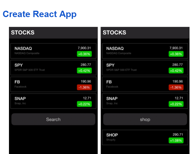 GitHub - bosenli/stock-react-app
