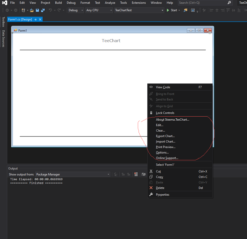 Steema.TeeChart.NETCore.WinForm control is not fully supported by current version of Windows ...
