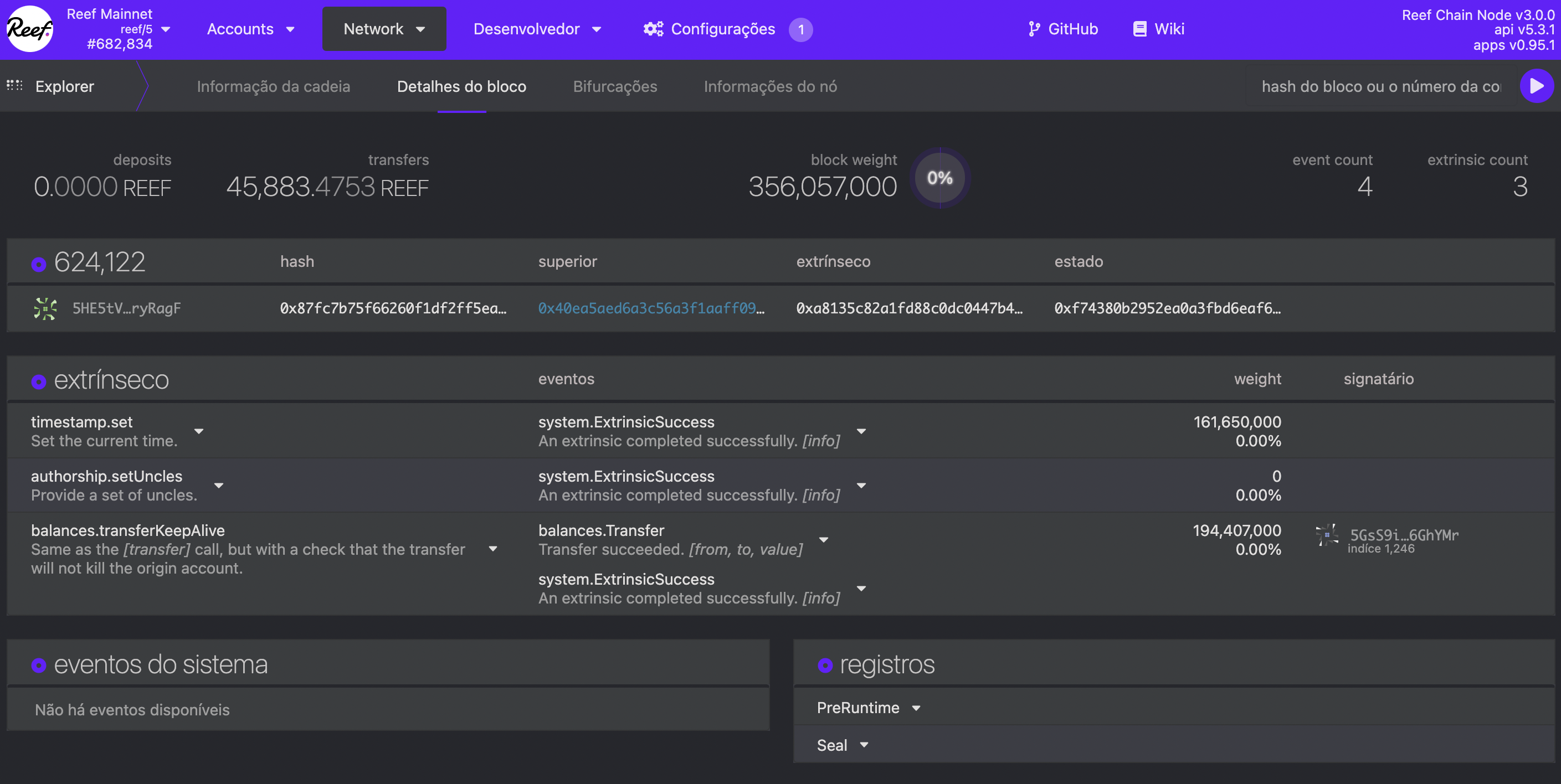 Transaction not indexed · Issue #6 · reef-defi/reef-explorer · GitHub