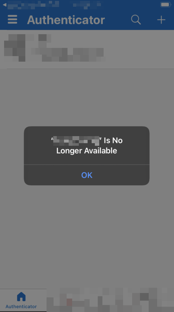MSAL+MS Authenticator is unable to return to the initiating app with the " is no longer ...