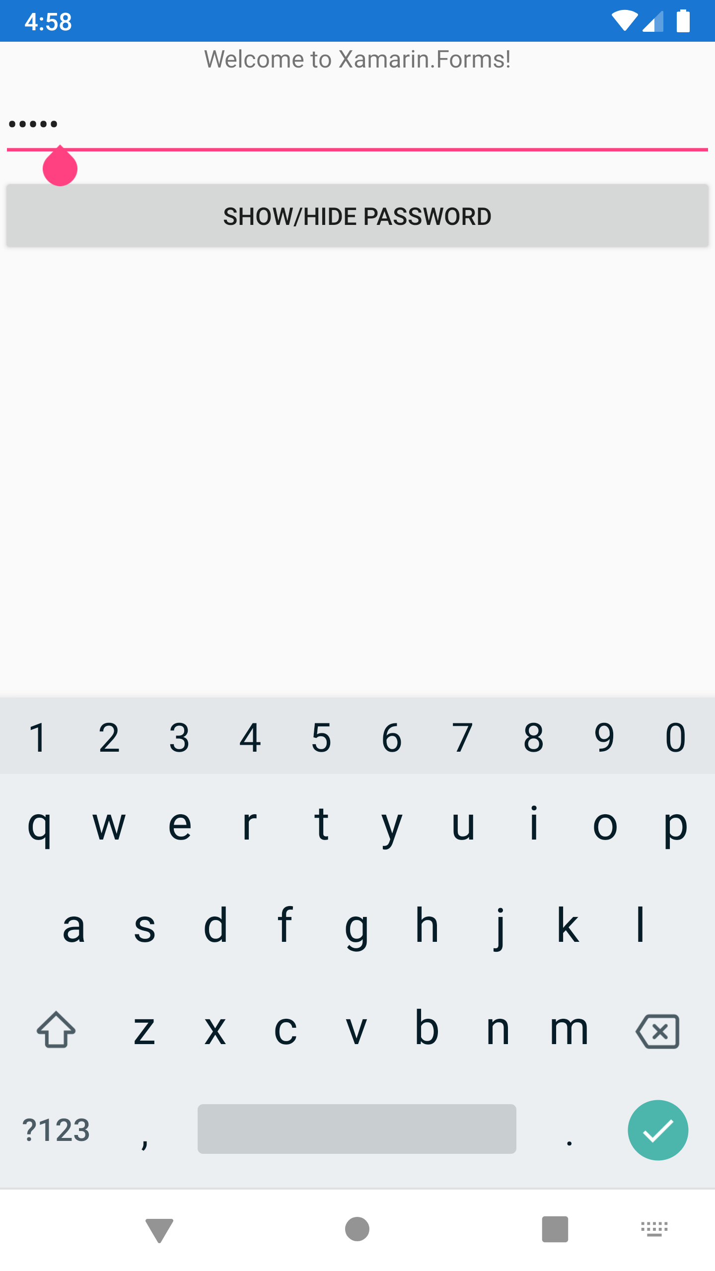 [Bug] A Password Entry with IsTextPredictionEnabled=False renders text predictions on Android ...