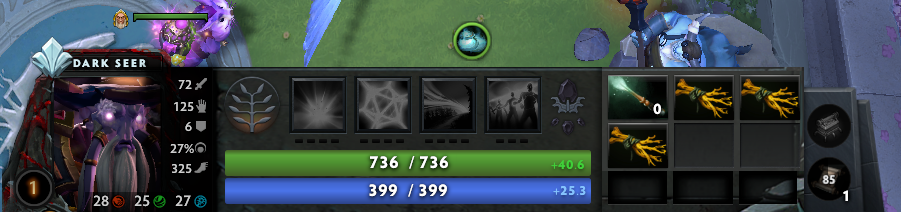 Started game with extra bonus damage on Dark Seer · Issue #9093 · ValveSoftware/Dota2-Gameplay ...