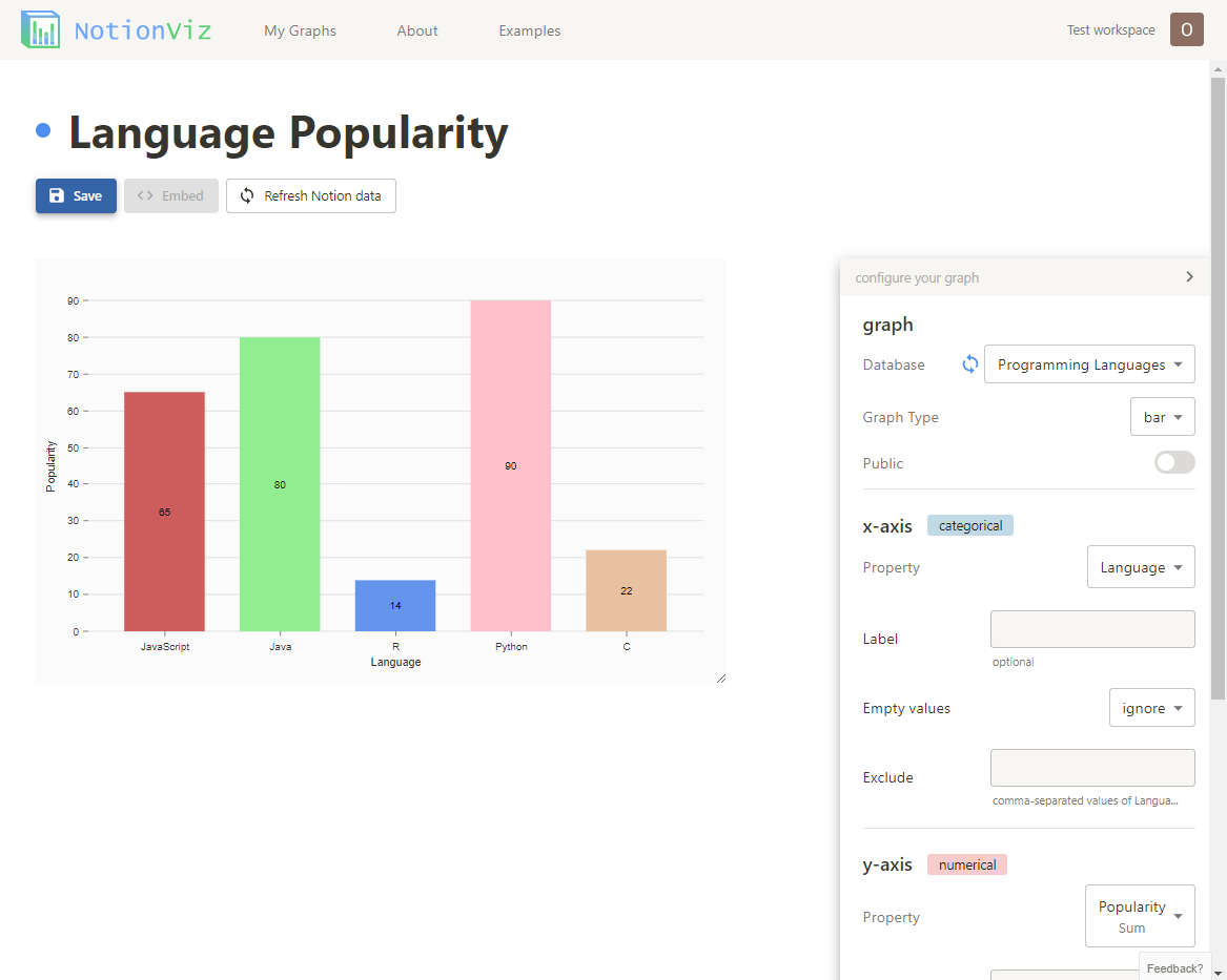 GitHub - owalker10/notionviz: Create custom data visualizations from ...