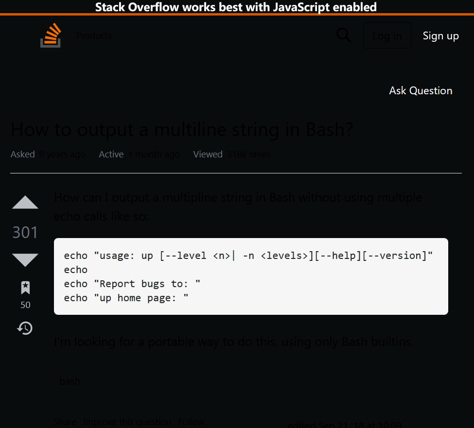 [Broken Website] stackoverflow.com · Issue #5993 · darkreader/darkreader · GitHub