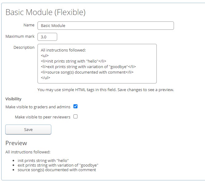 criteria description not displaying correctly when html tags are used · Issue #5495 ...