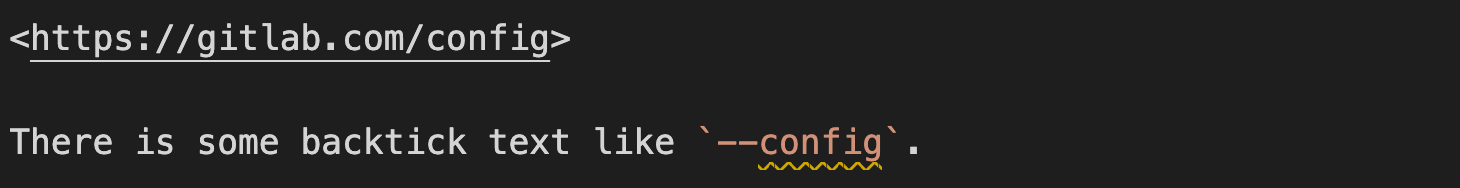 Bug with ` ` markdown links causing warnings in wrong place · Issue #288 · errata-ai/vale · GitHub