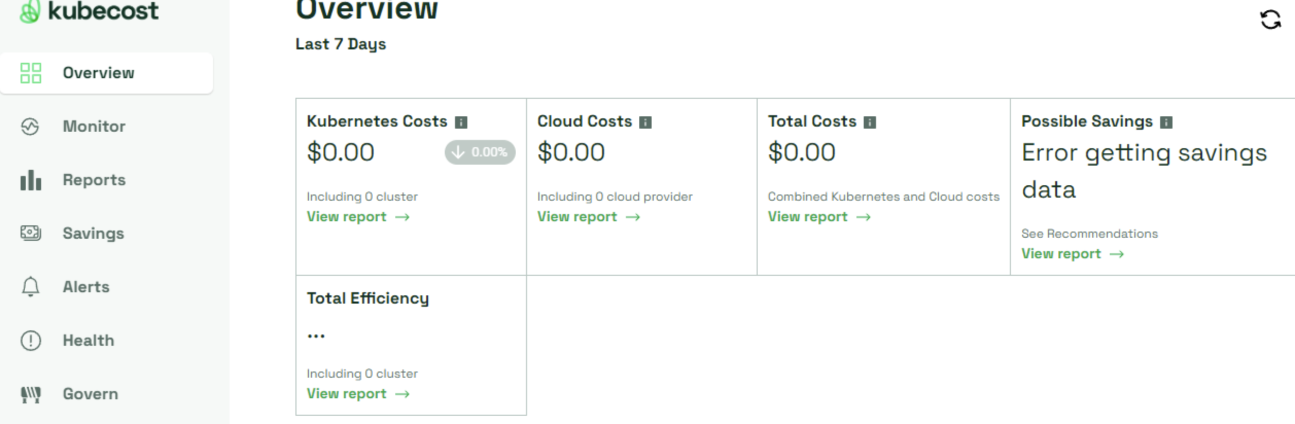 go panic in cost-model when upgrading to v1.101. Overview page not populating with data. · Issue ...