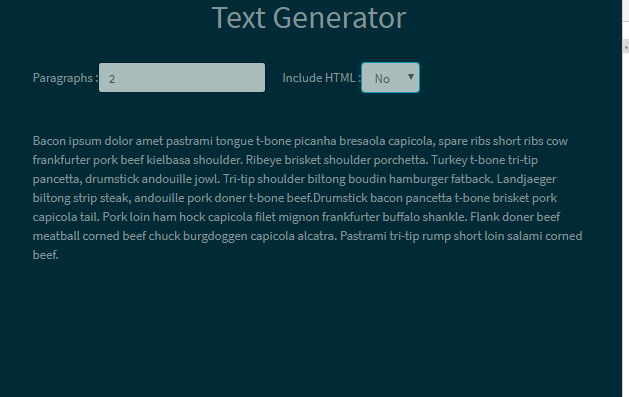 GitHub - avadhutthorat/text-generator: Generate sample text