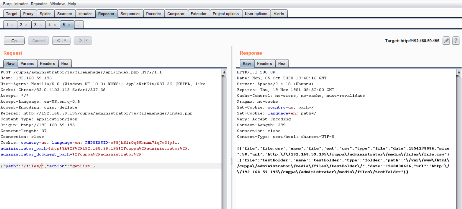 Path traversal vulnerability · Issue #11 · CuppaCMS/CuppaCMS · GitHub
