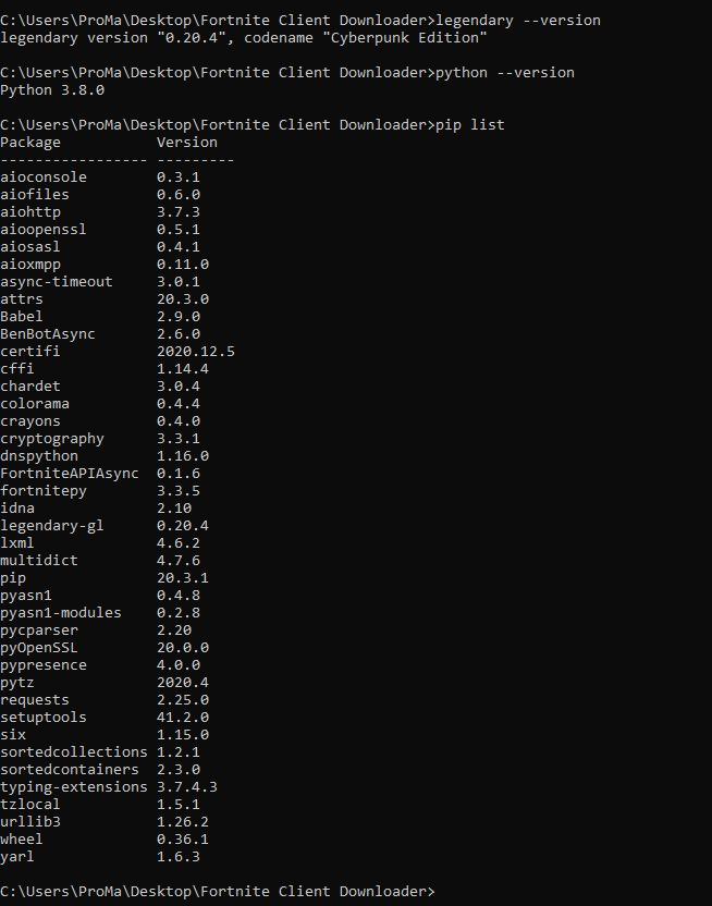 Downloading Fortnite Manifests Not Working · Issue 152 · Derrod Legendary · Github