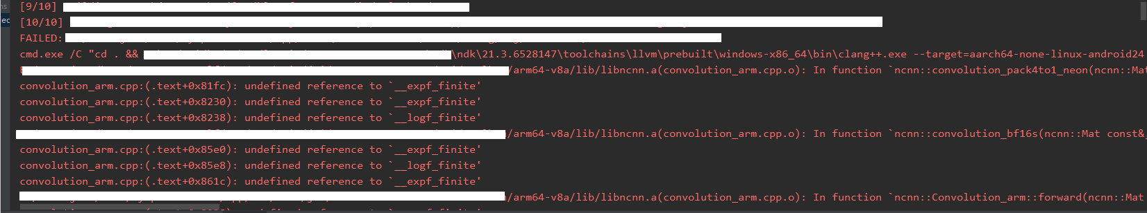 Build for ARM Cortex-A family 导出库调用时报错 · Issue #3906 · Tencent/ncnn ...