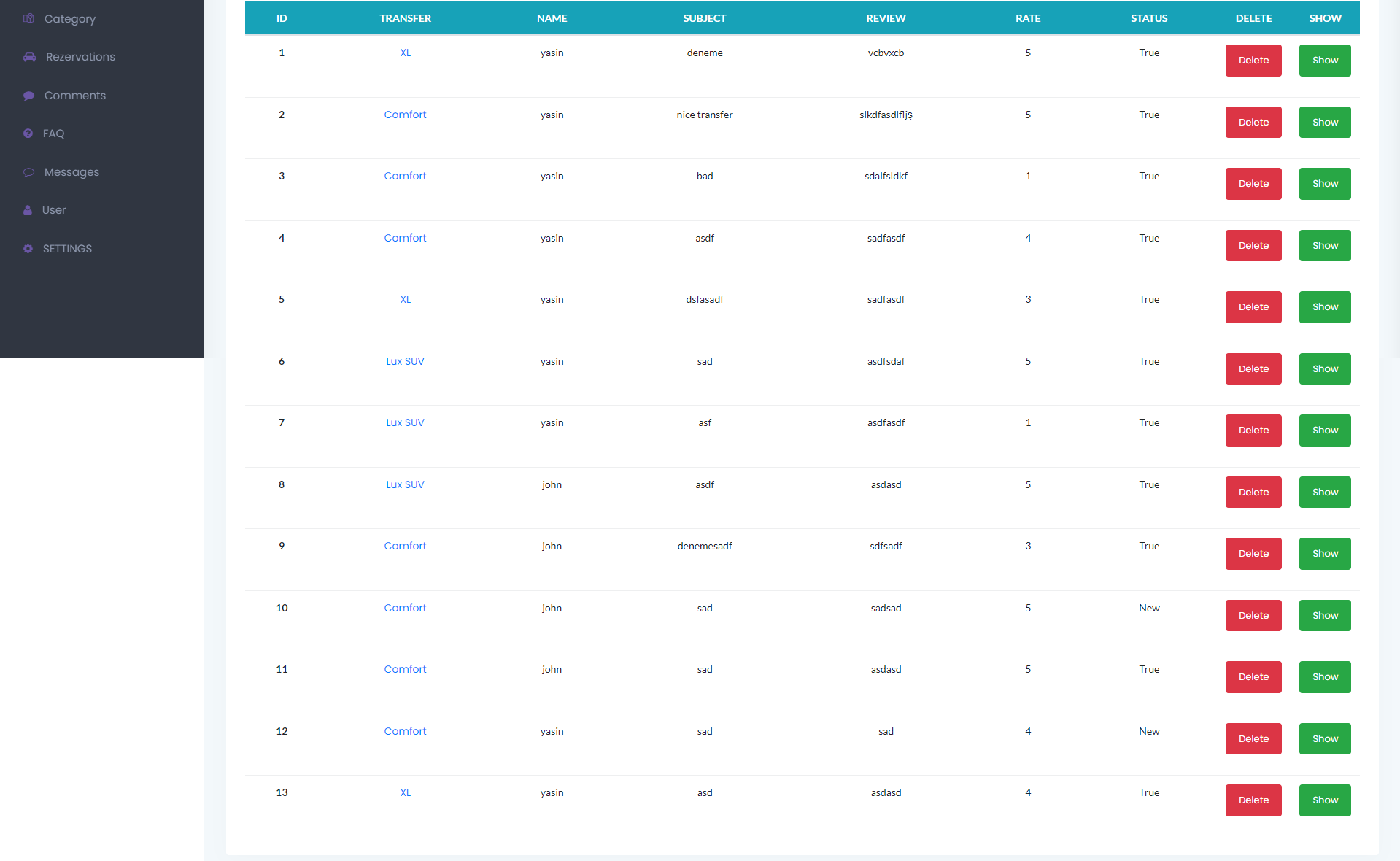 GitHub - sezer57/Laravel9-HavalimaniTransfer
