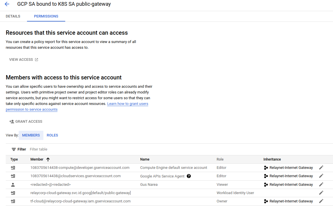 modifying a cluster to enable workload identity doesn't work correctly ...