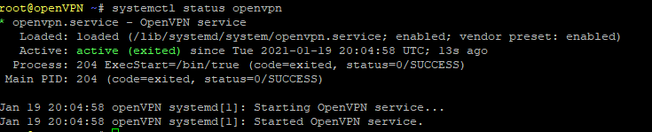 OpenVPN image with lxc container on proxmox openvpn@server service ...