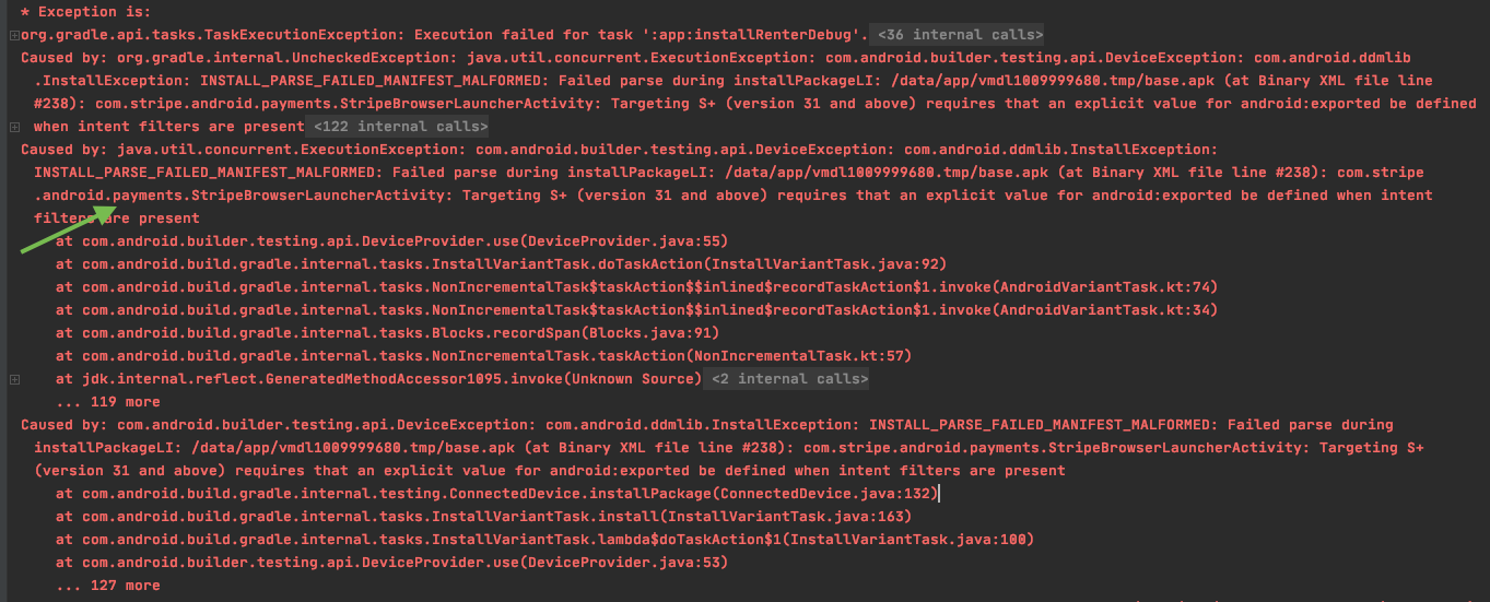 [BUG] Unable to to target API 31 (Android 12) because of ...