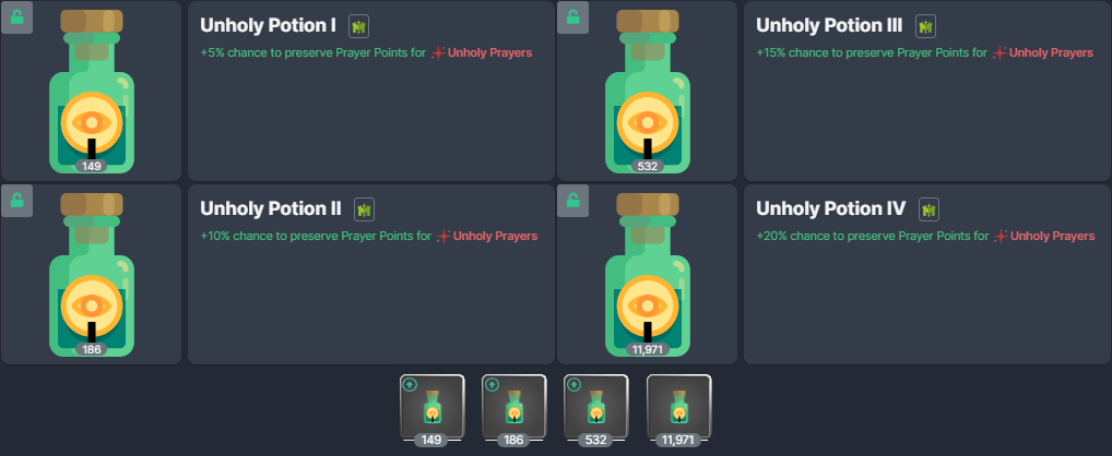 [Bug]: Incorrect image for Unholy Potions · Issue #3664 · MelvorIdle/melvoridle.github.io · GitHub