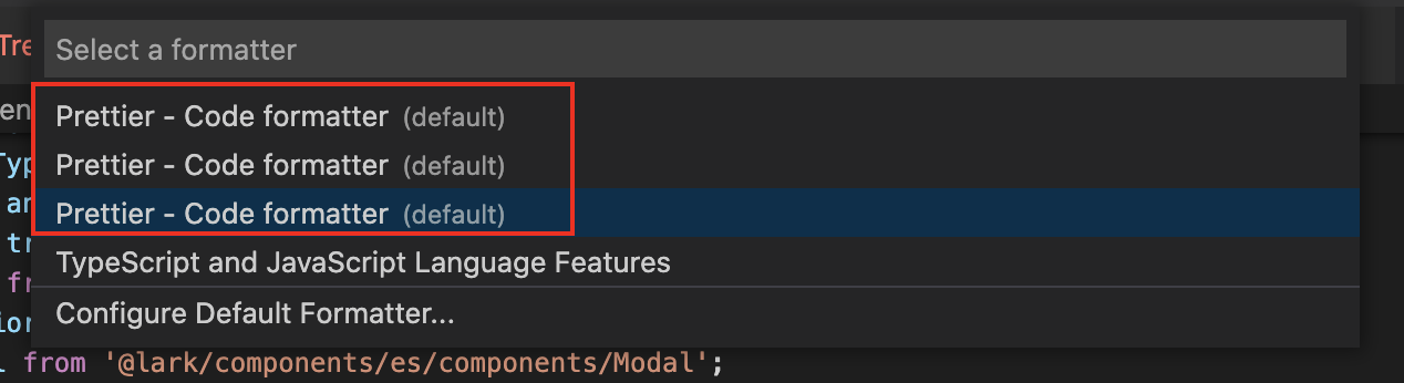 I Have Many Formatter To Select When I Use Vscode Extension Prettier V620 With Vscode 154