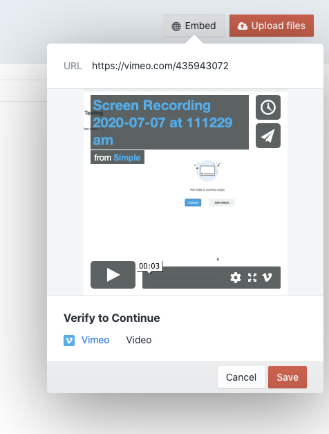 FR: Add support for Vimeo videos with domain restrictions · Issue #139 · spicywebau/craft ...
