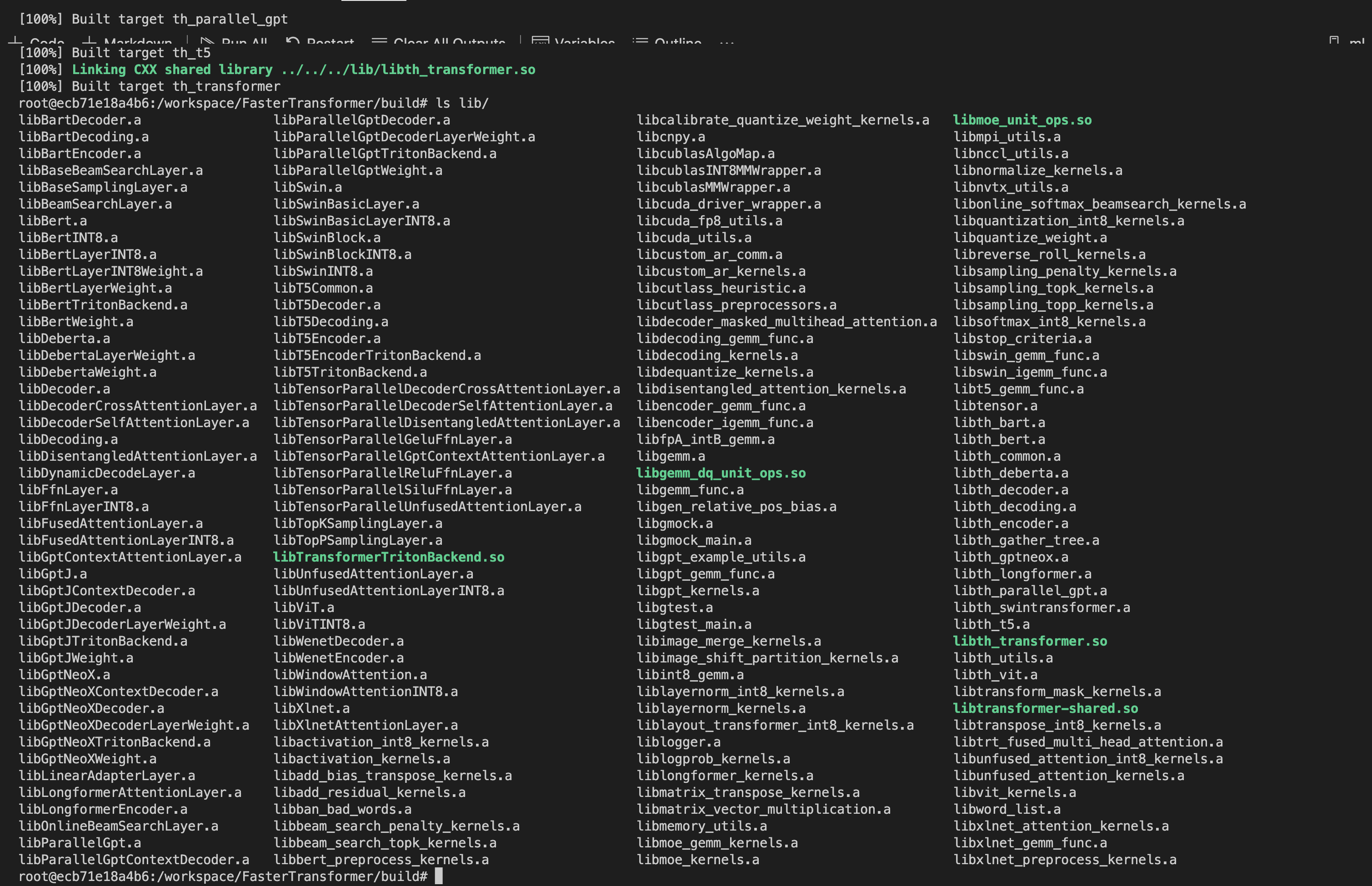Oserror Liblibthtransformerso Cannot Open Shared Object File No Such File Or Directory