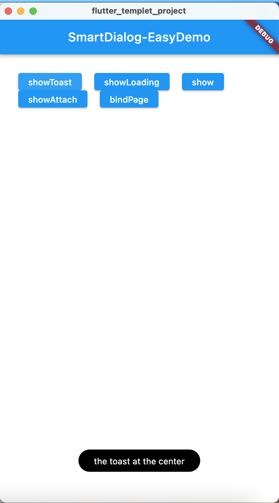 SmartDialog.showToast('the toast at the center', alignment: Alignment.center); 对齐方式无效 · Issue ...