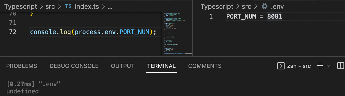 Unable To Access Env Values · Issue 519 · Oven Shbun · Github