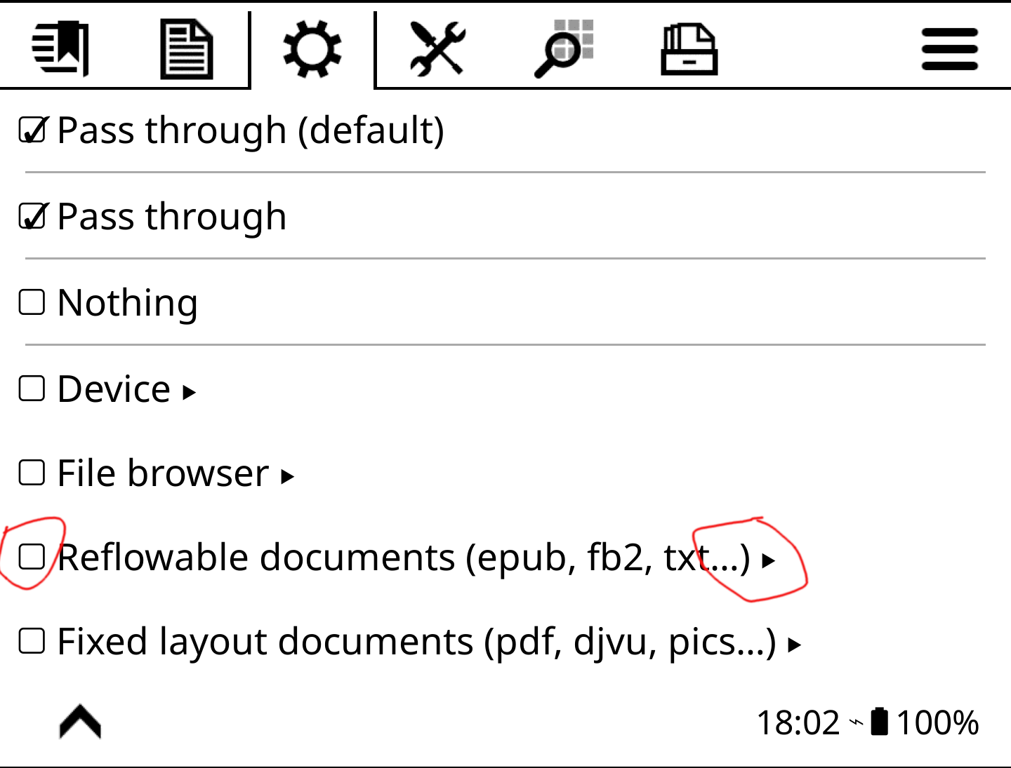 FR: [Checkboxes on Submenus] · Issue #6474 · koreader/koreader · GitHub